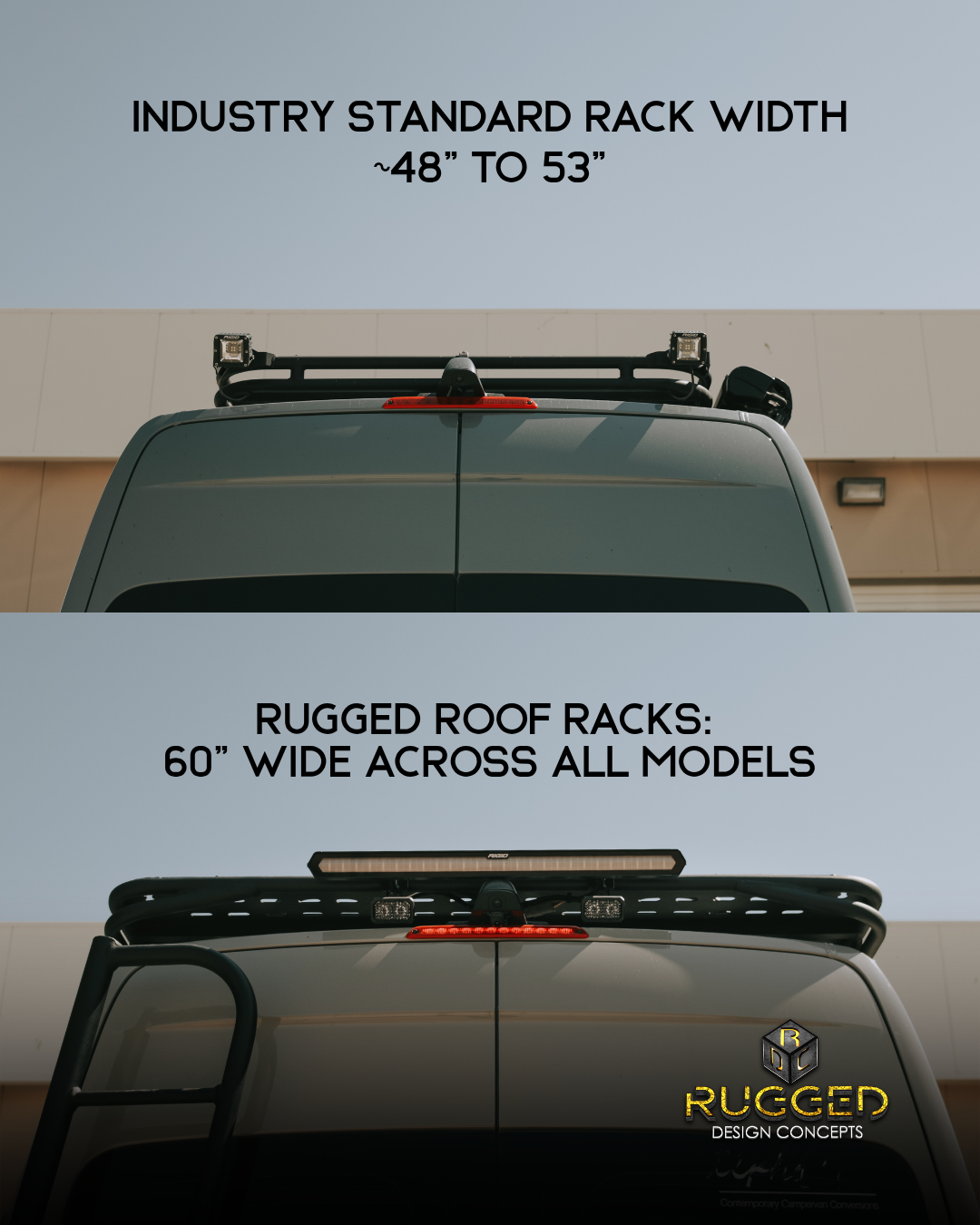Baja LP:9 Mercedes Sprinter Roof Rack | Rugged Design Concepts
